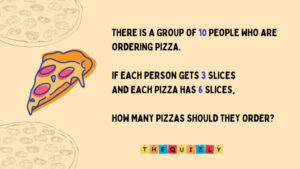 Math, Word Problems - Pizza Sharing - Thequizly